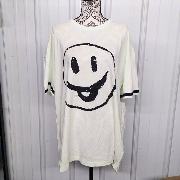 Original Use | Tops | Original Use Womens Xl Moonlight Jade Smiley Face ...